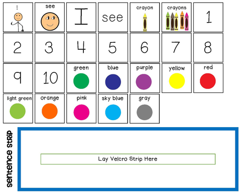 How Many? Color? What? Crayon Adapted Book Special Education Autism ...
