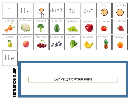 I like... I don't like... to eat Fruit and Vegetable Edition PreK ...