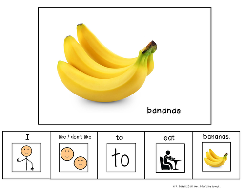 I like... I don't like... to eat Fruit and Vegetable Edition PreK ...