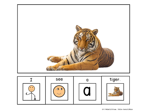 Easy Reader Safari Animals | Teaching Resources