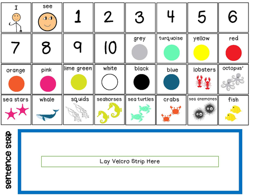 I see... How Many? What Color? What is it? Ocean Themed Adapted Book ...