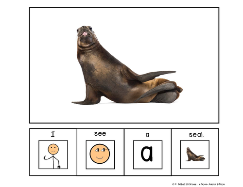 I see... Sea Animals Easy Reader | Teaching Resources