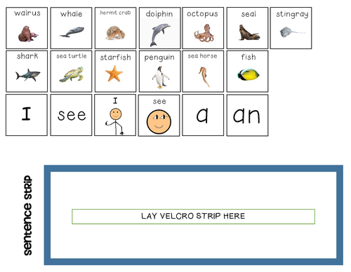 I see... Sea Animals Easy Reader | Teaching Resources