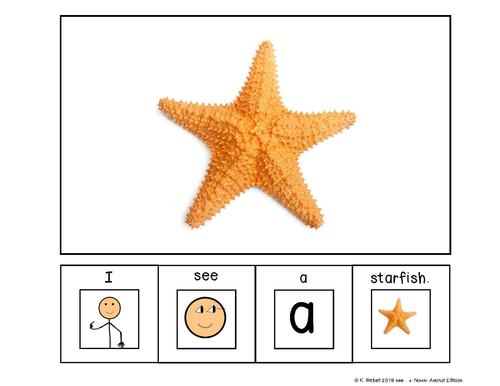 I see... Sea Animals Easy Reader | Teaching Resources