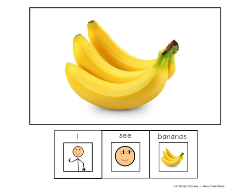 I see... Fruit Edition Special Education Autism | Teaching Resources