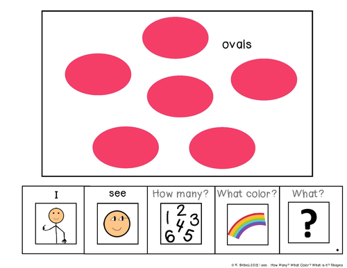 I see... How Many? What Color? What is it? Shape Edition Adapted Book ...