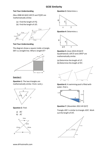 Area and Volume Scale Factor Resources | Tes