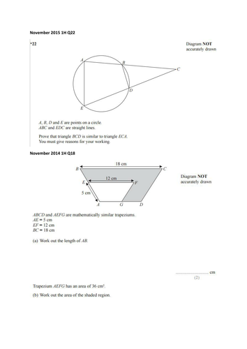 Area and Volume Scale Factor Resources | Tes