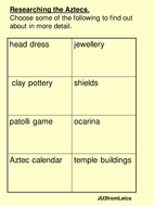 AZTECS topic resources | Teaching Resources