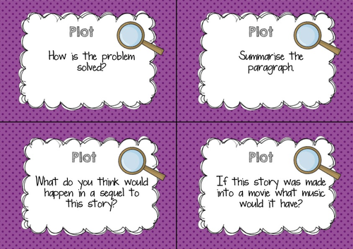 Guided Reading Question Cards | Teaching Resources