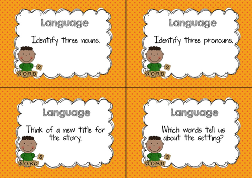 Guided Reading Question Cards | Teaching Resources