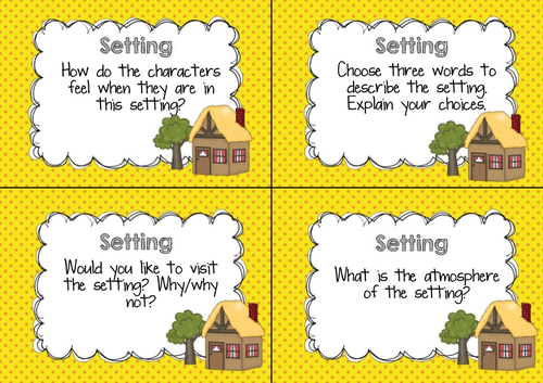 Guided Reading Question Cards | Teaching Resources