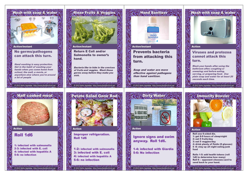 Foodborne Illness card game | Teaching Resources