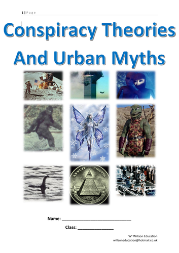 Conspiracy Theories: What Do We Believe And Why? (KS 3&4) | Teaching ...
