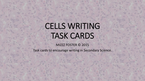 Cells: Prokaryotes, Eukaryotes, Virus Writing Task Cards | Teaching ...