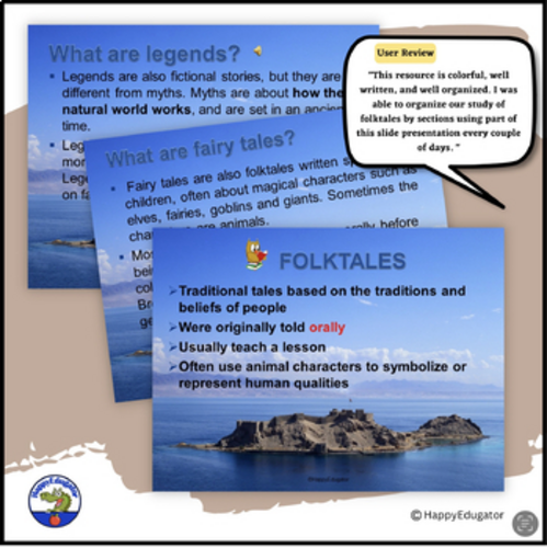Myths, Legends, Fables, and Fairytales PowerPoint | Teaching Resources