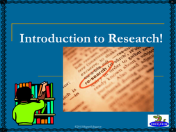 Introduction to Research PowerPoint | Teaching Resources
