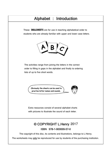 ALPHABET - Entry Level 1 | Teaching Resources