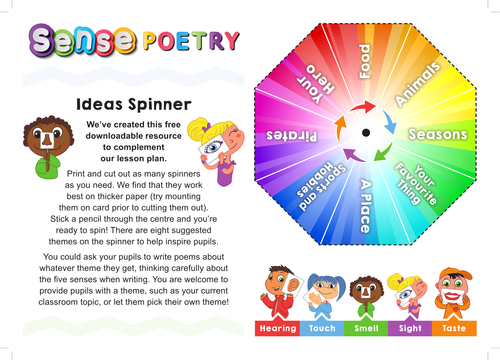 Sense Poetry Lesson Plan, Presentation and Planning Sheet | Teaching ...