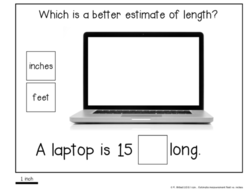 Estimate Measurement Feet Vs. Inches | Teaching Resources