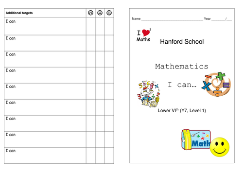 I can statements - Y5 to Y8 maths | Teaching Resources