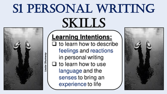 S1 Personal Writing Skills | Teaching Resources