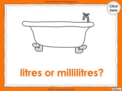 Measuring Capacity Using Standard Units - Year 1 | Teaching Resources