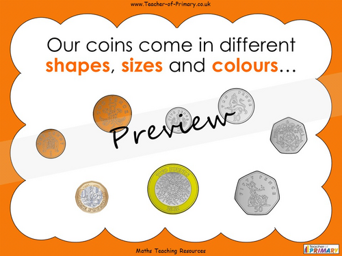 Recognising Coins - Year 1 | Teaching Resources