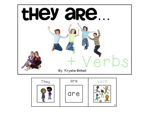 VERBS... They are... Verbs Adapted Book | Teaching Resources
