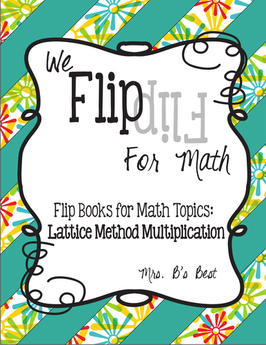 Flip for Math: Lattice Method Multiplication Plus Jumbo Practice Cards ...