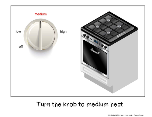 Visual Recipe: French Toast Special Education SymbolStix Editable ...