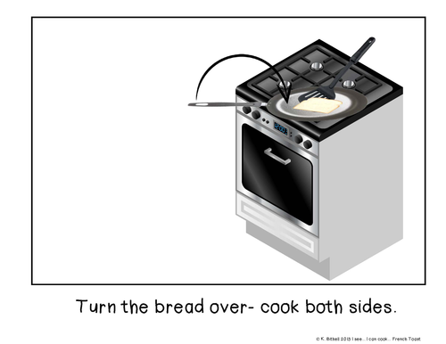 Visual Recipe: French Toast Special Education SymbolStix Editable ...
