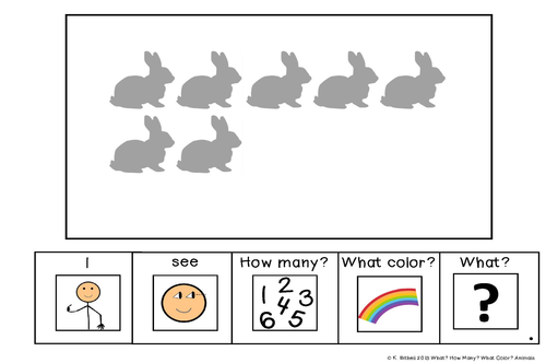 I see...How Many? Color? What? Farm Adapted Book Special Education ...