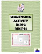 Sequencing Activity Using Recipe Cards | Teaching Resources
