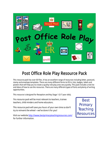 Post Office Role Play Resource Pack | Teaching Resources