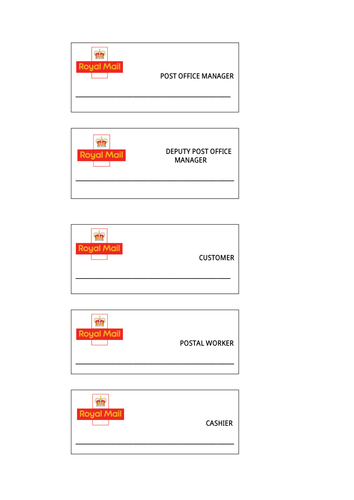 Post Office Role Play Resource Pack | Teaching Resources