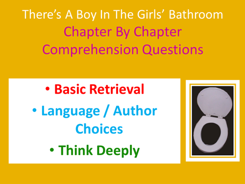 There's a Boy in the Girls' Bathroom - Chapter by Chapter Guided ...