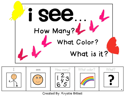 How Many? Color? What? Adapted Book Bundle Special Education Autism ...