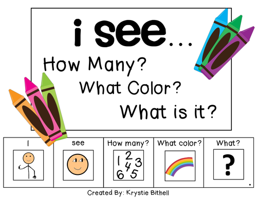 How Many? Color? What? Adapted Book Bundle Special Education Autism ...