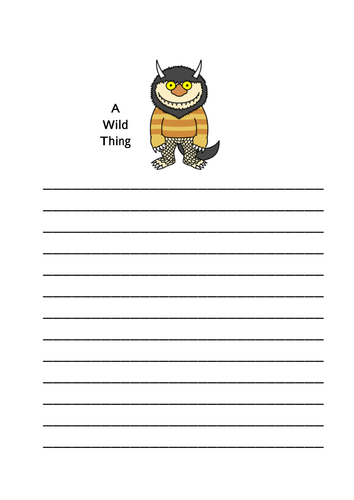 Where The Wild Things Are Resource Pack | Teaching Resources