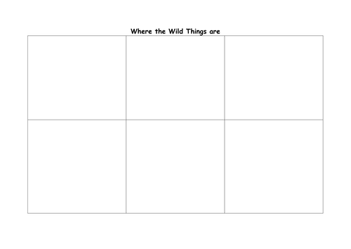 Where The Wild Things Are Resource Pack | Teaching Resources