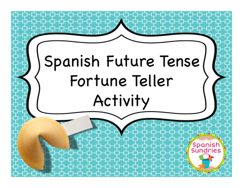 Spanish Future Tense Fortune Teller Activity | Teaching Resources