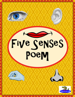 Poetry - Five Senses Poem | Teaching Resources
