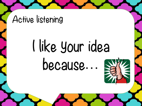 Accountable talk - supporting speaking and listening | Teaching Resources