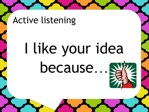 Accountable talk - supporting speaking and listening | Teaching Resources