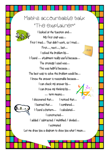 Accountable talk - supporting speaking and listening | Teaching Resources