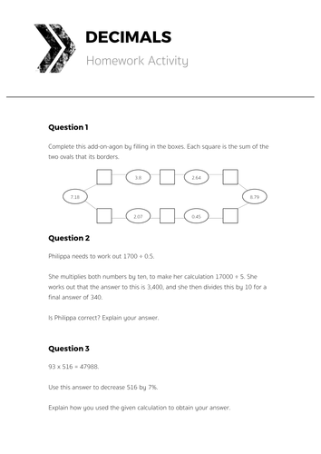 Decimals - Complete Unit of Work | Teaching Resources