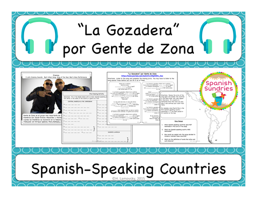 Spanish-speaking Country Activities ("La Gozadera") | Teaching Resources