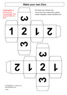 Make your own Dice NETS | Teaching Resources