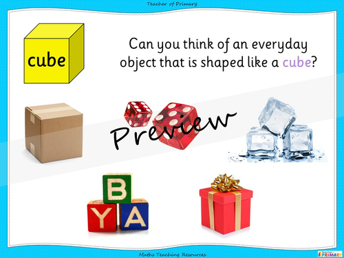Recognising 3-D Shapes - Year 1 | Teaching Resources